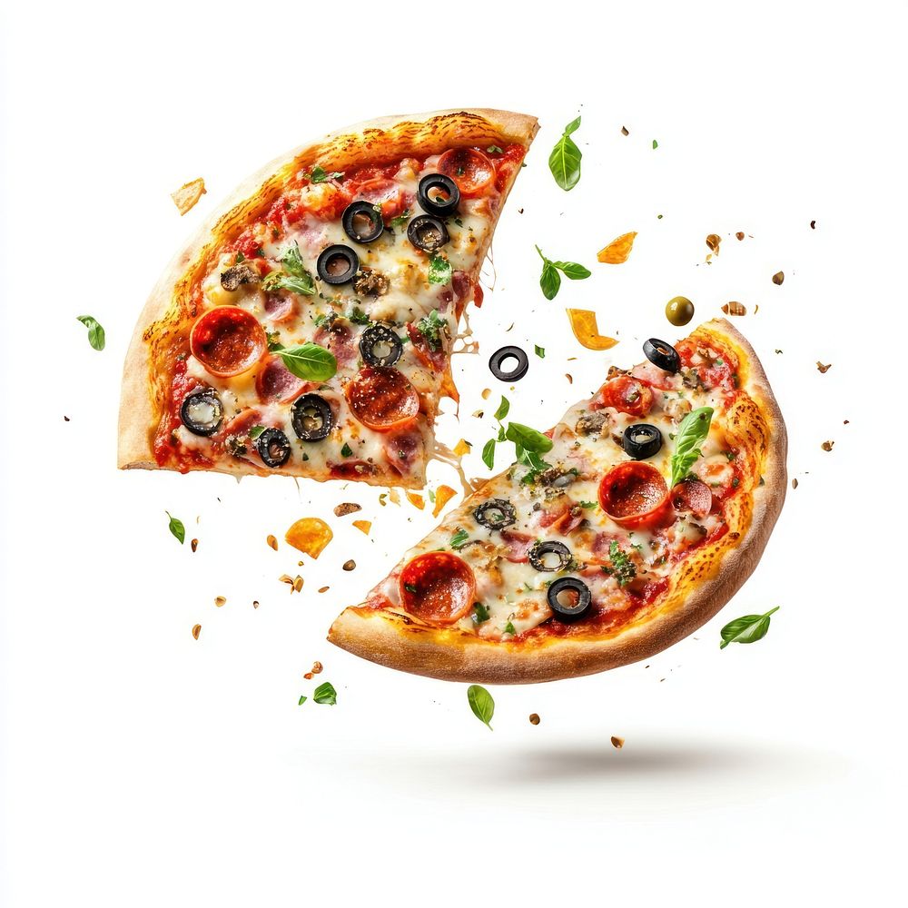 Flying fast food pizza photography | Free Photo - rawpixel