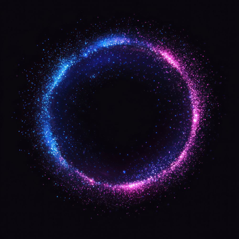 Purple circular energy field particles | Free Photo Illustration - rawpixel