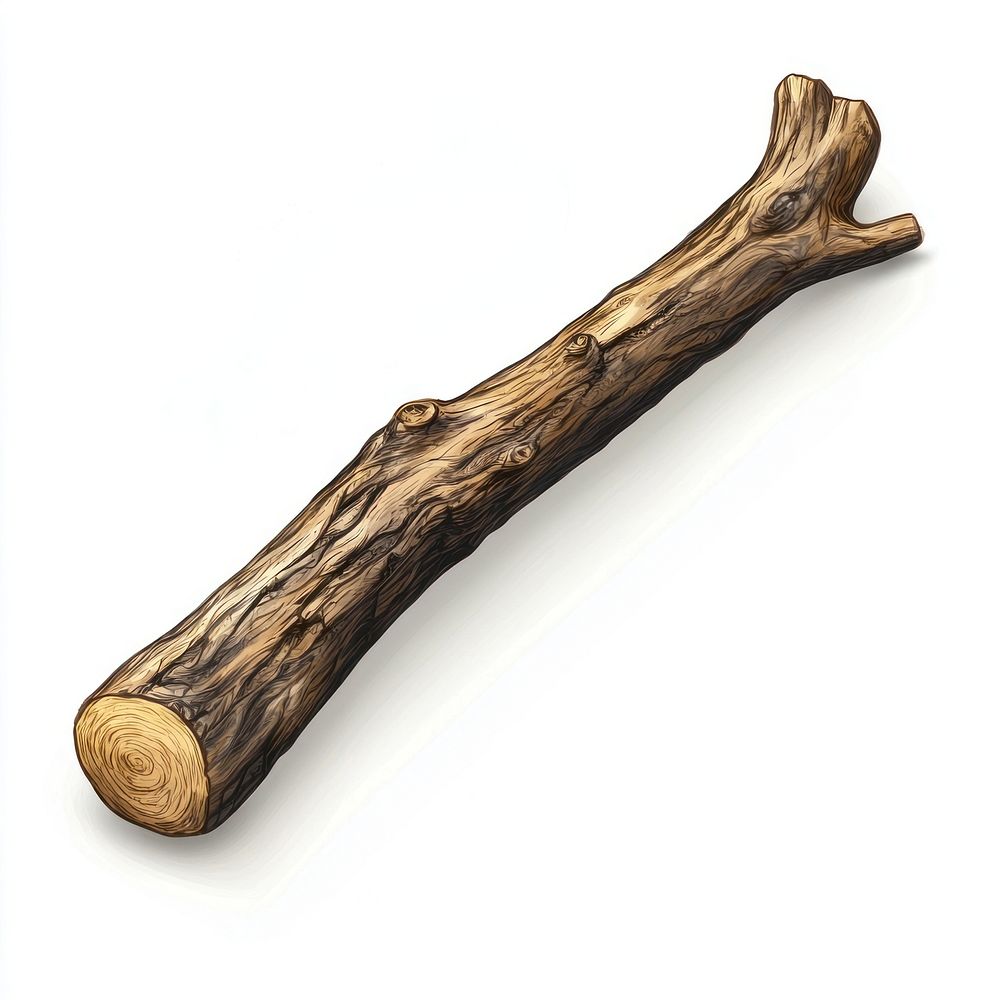 thin Wooden log branch one | Free Photo Illustration - rawpixel