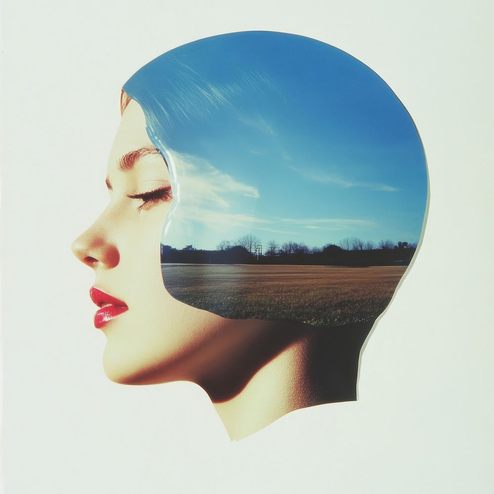 Pop photography portrait head. | Free Photo - rawpixel