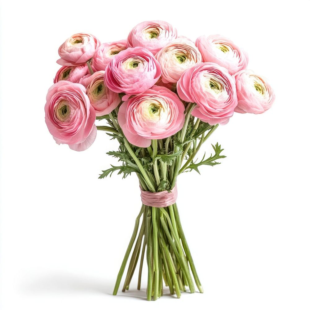 Bouquet pink ranunculus bouquet flower | Free Photo - rawpixel