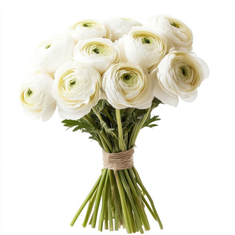 Bouquet white ranunculus bouquet flowers | Free Photo - rawpixel