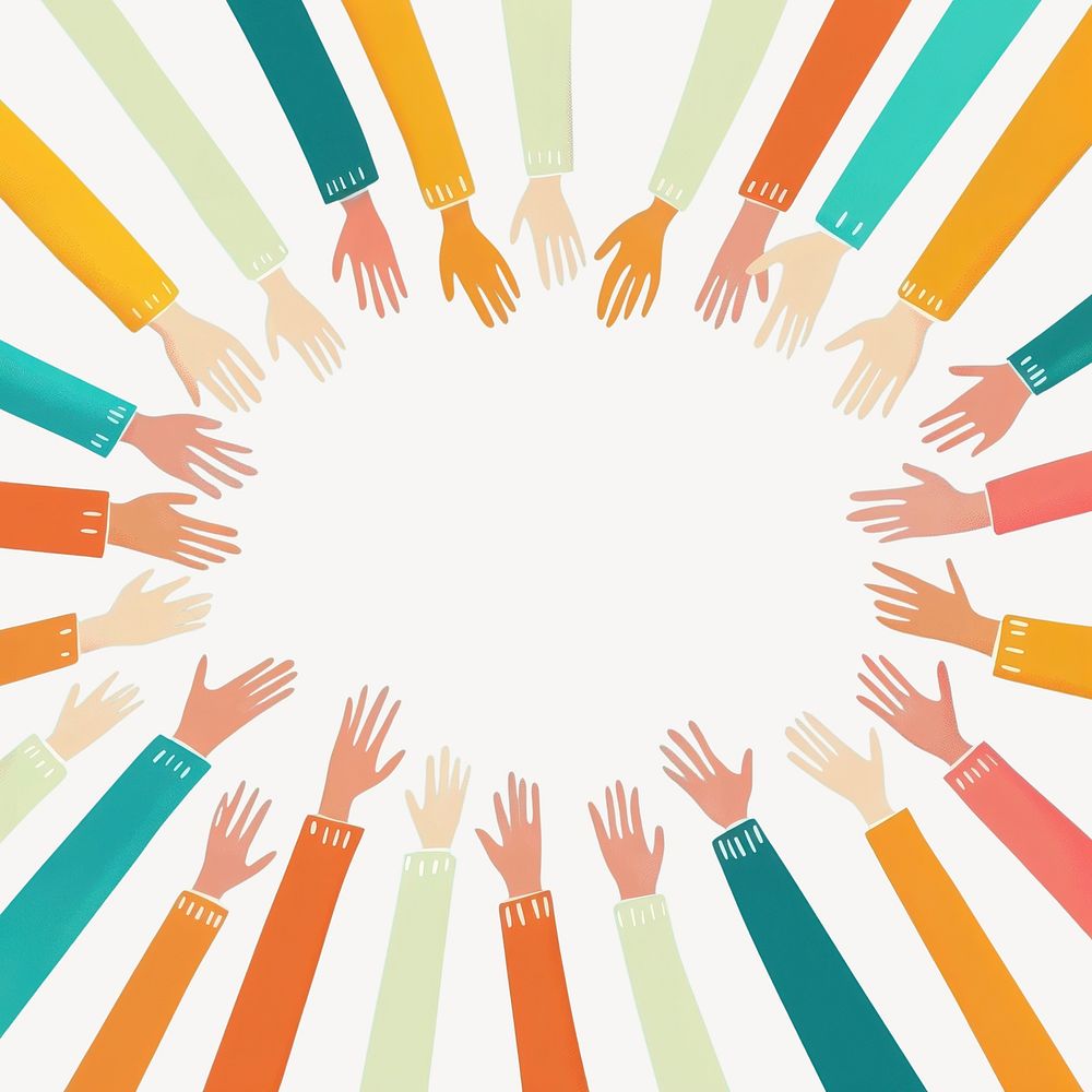 Hands clapping illustration collaboration recreation | Free Vector ...