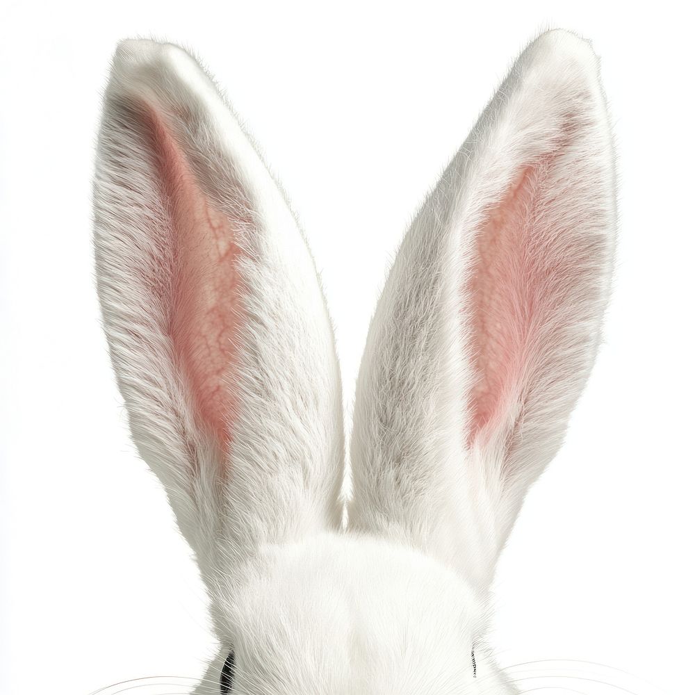 Bunny ears animal rabbit white. | Free Photo - rawpixel