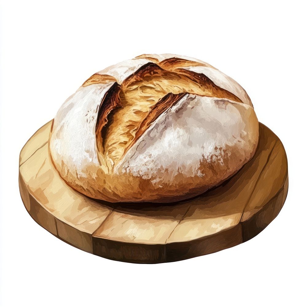 Cottagecore bread artisan freshly wooden. | Free Photo Illustration ...