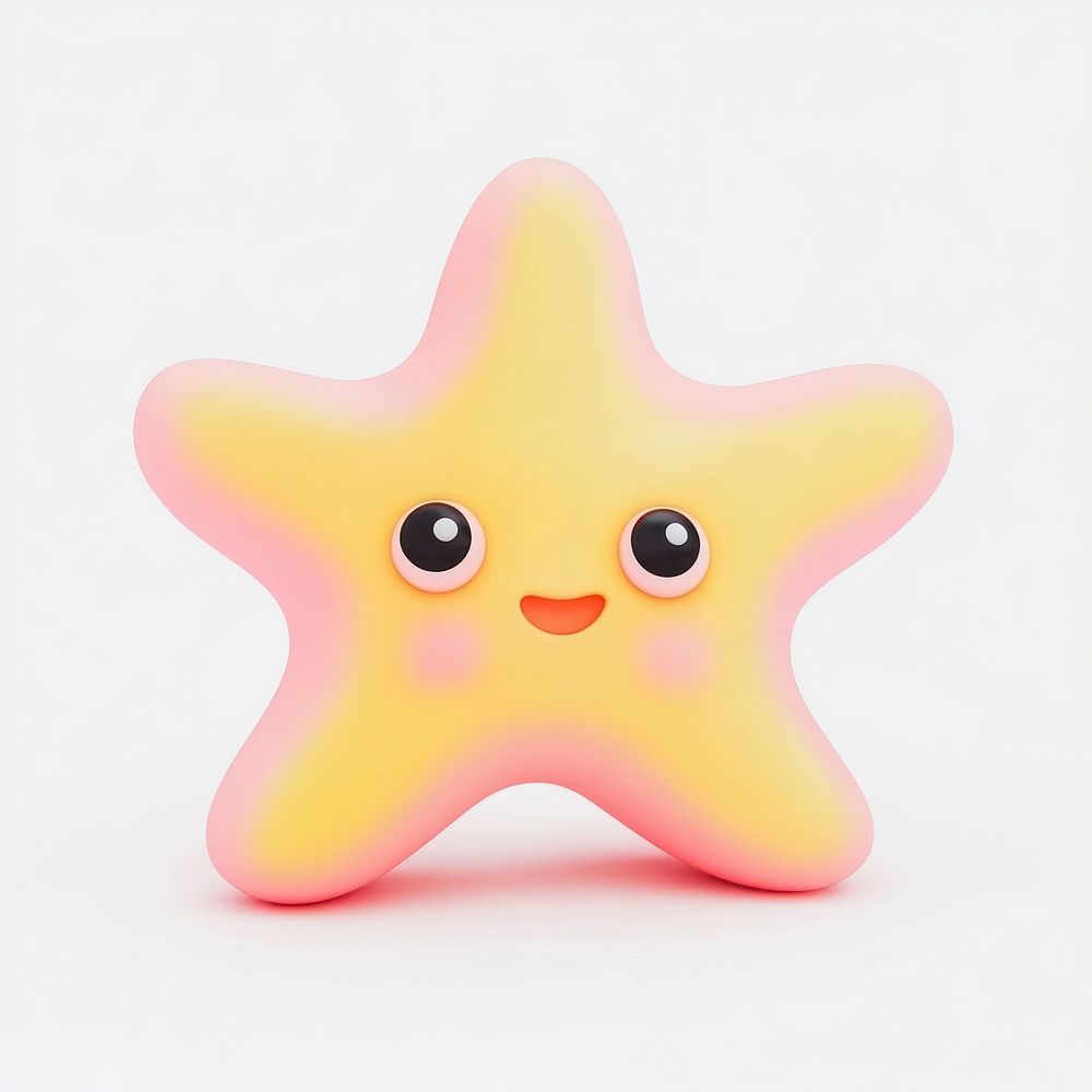 Starfish character cartoon cute. | Free Photo Illustration - rawpixel