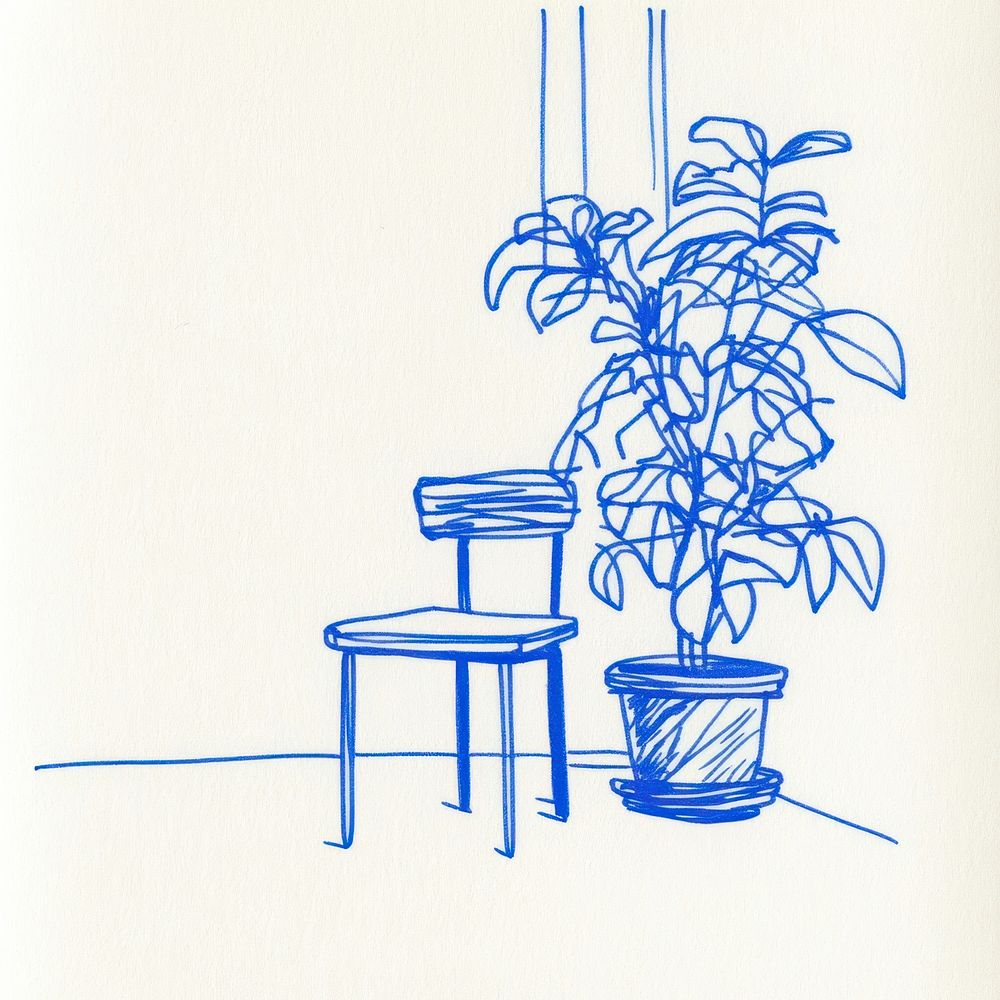 Outline random furniture drawing sketch | Free Photo Illustration ...