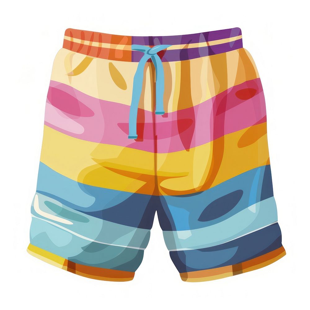 Top view colorful swimming trunks | Free Photo Illustration - rawpixel
