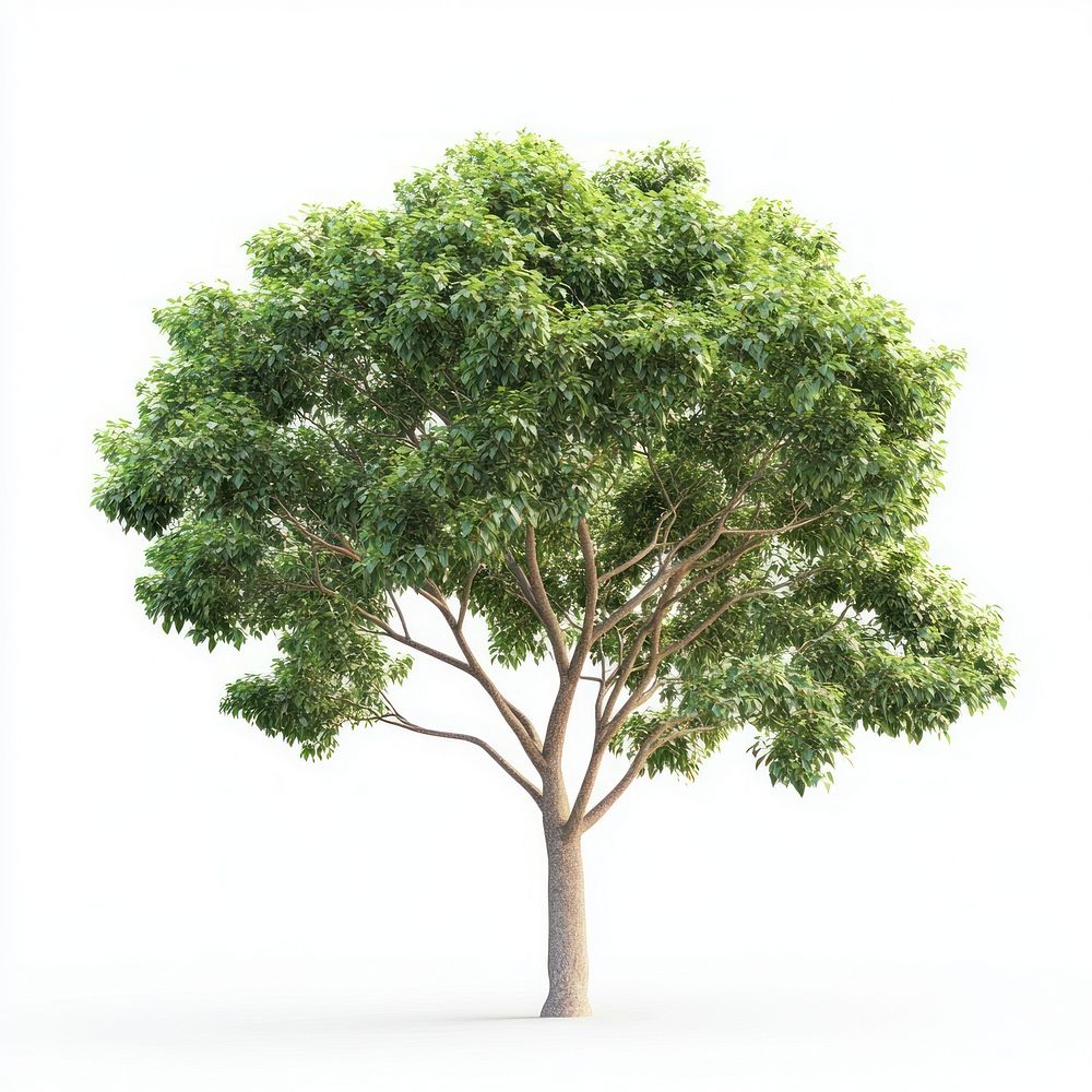 Real light green tree illustration | Free Photo - rawpixel