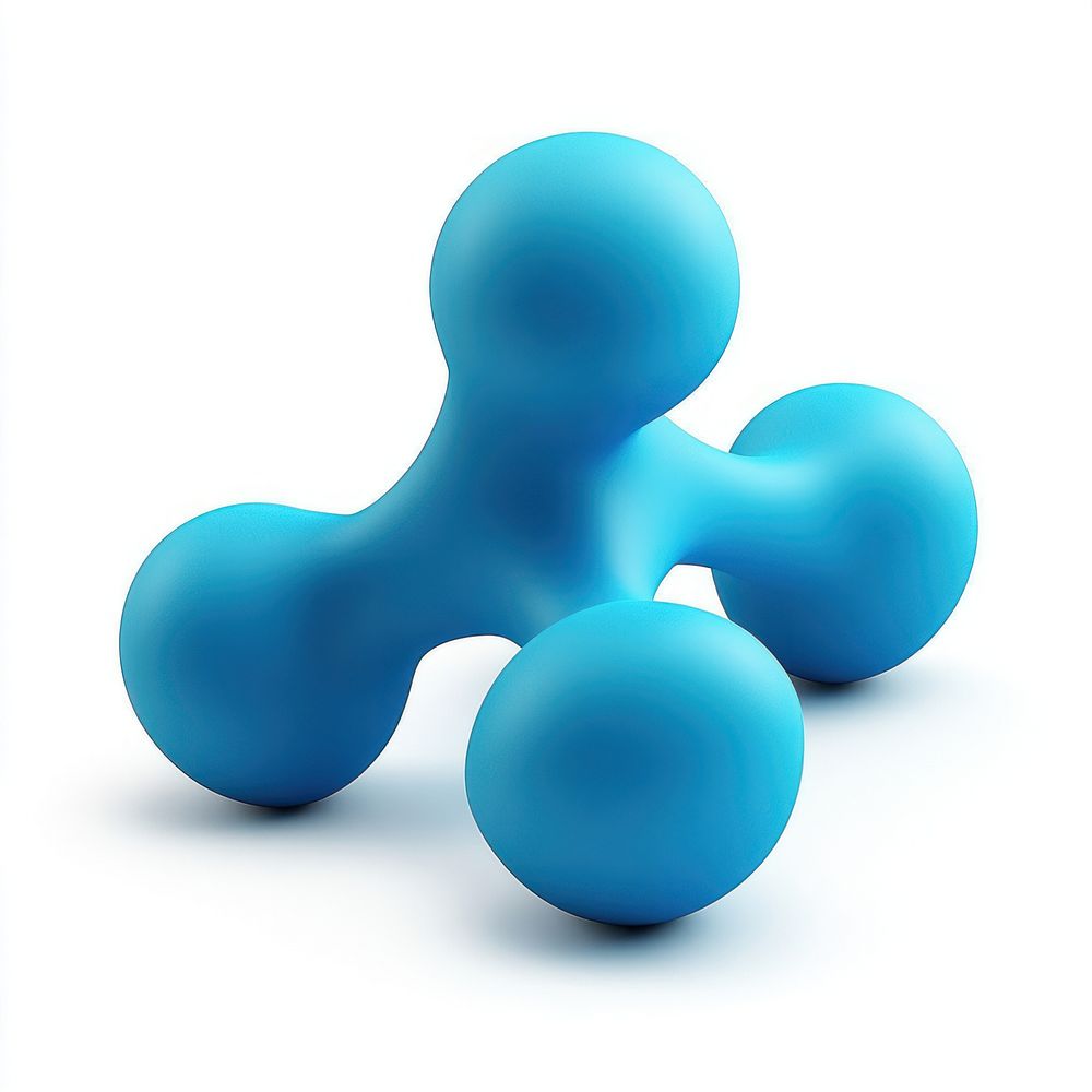 Abstract shape object rendering blue | Free Photo Illustration - rawpixel