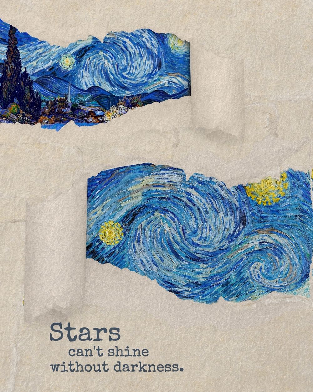 Stars quote, Instagram post template | Free Photo - rawpixel