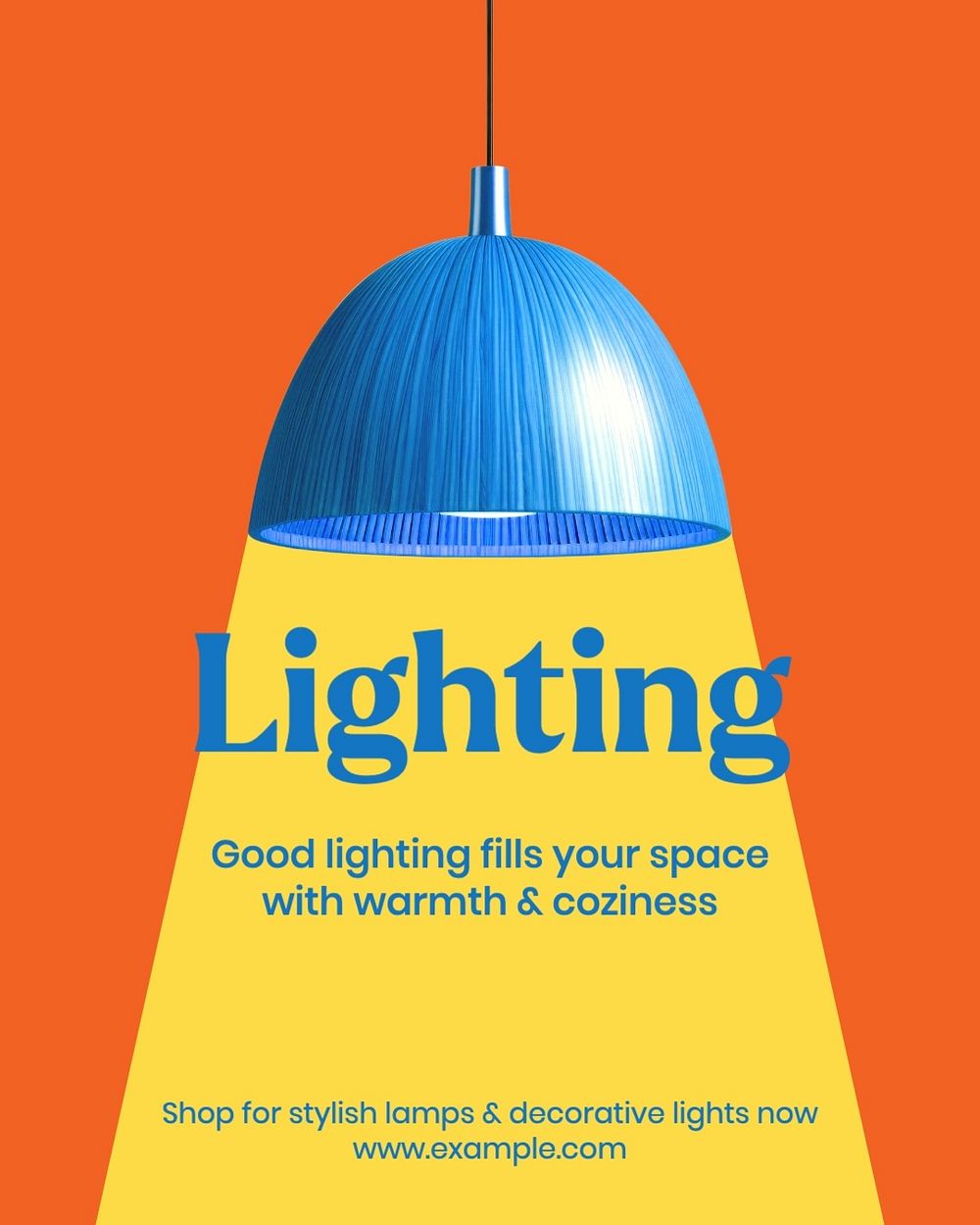 Lighting Instagram post template | Free Photo - rawpixel