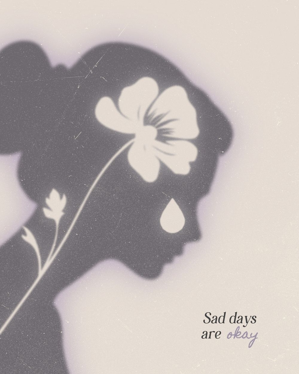 Sad day ok, Instagram post | Free Photo - rawpixel