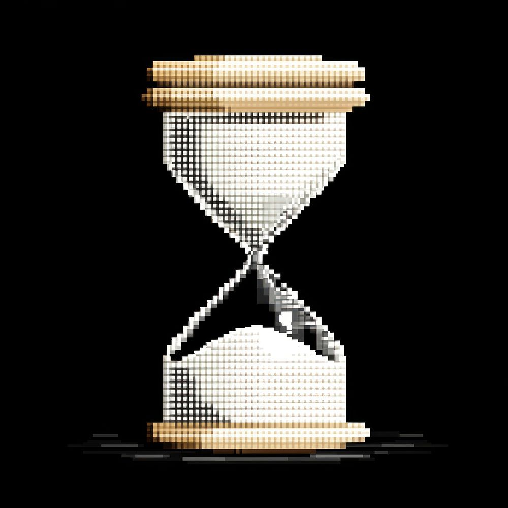 Hourglass pixel style representation. | Free Photo Illustration - rawpixel