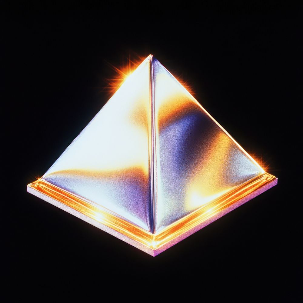 Pyramid shape icon pyramid illustration | Free Photo Illustration ...