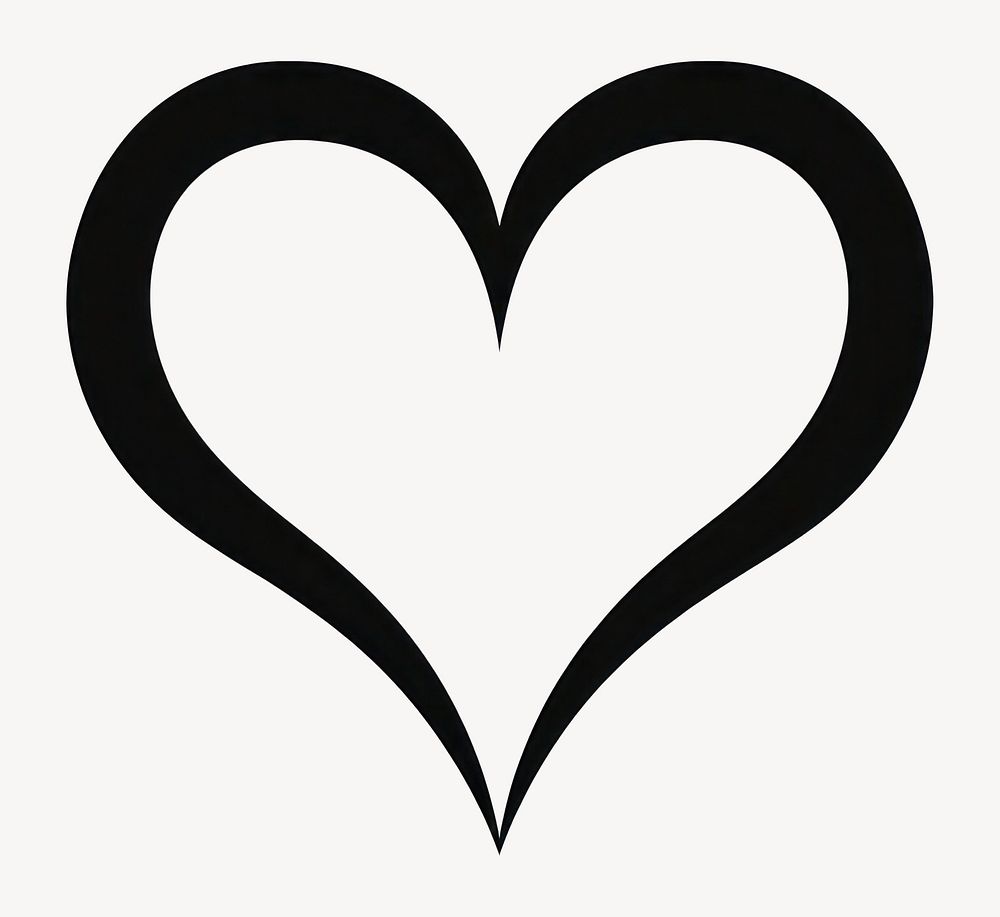 Black mini heart icon illustration | Free Vector - rawpixel