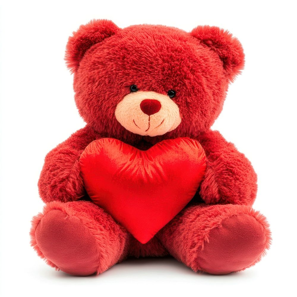 Light fluffy red heart toy | Free Photo - rawpixel