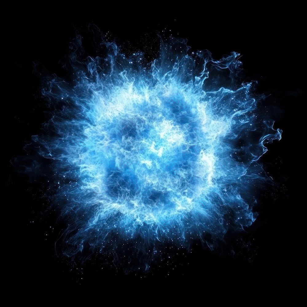Real blue fire explosion astronomy | Free Photo - rawpixel