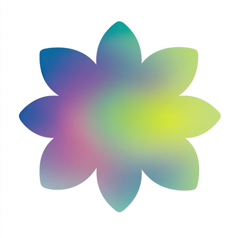 Organic flower shape illustration gradient | Free Photo Illustration ...