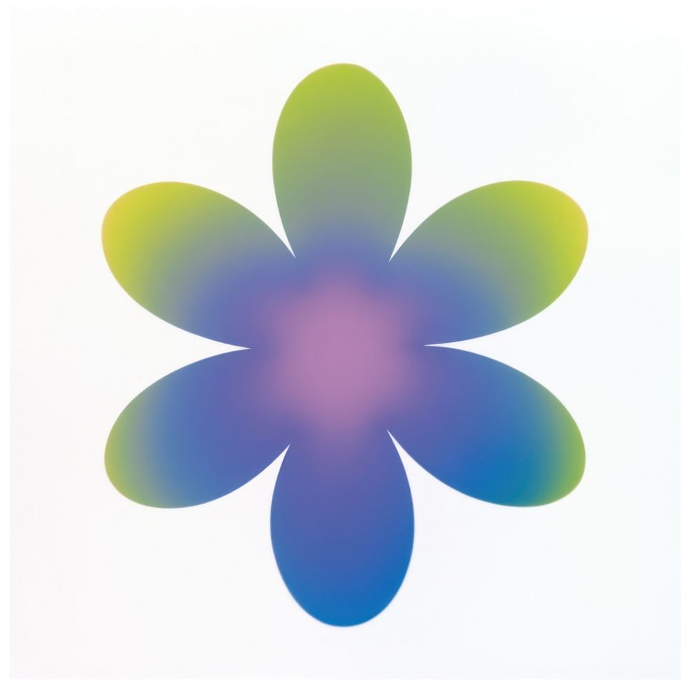 Organic flower shape illustration gradient | Free Photo Illustration ...