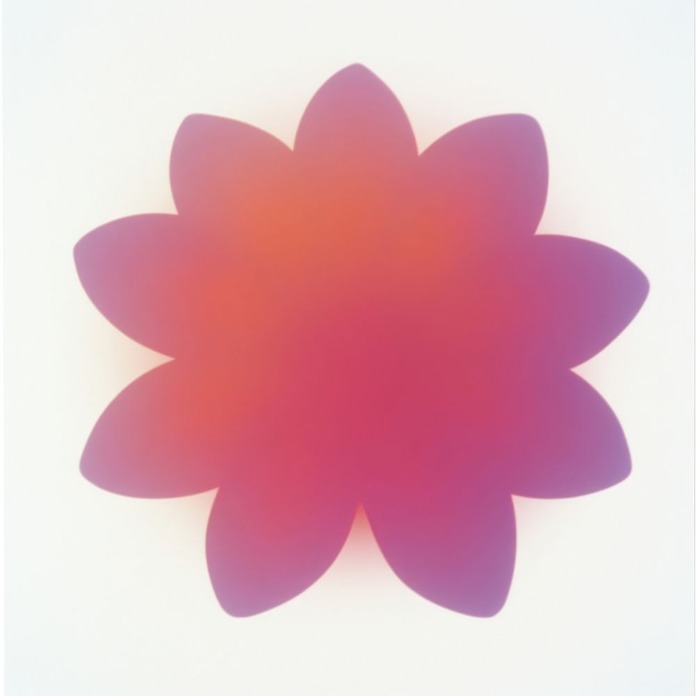 Organic flower shape illustration gradient | Free Photo Illustration ...