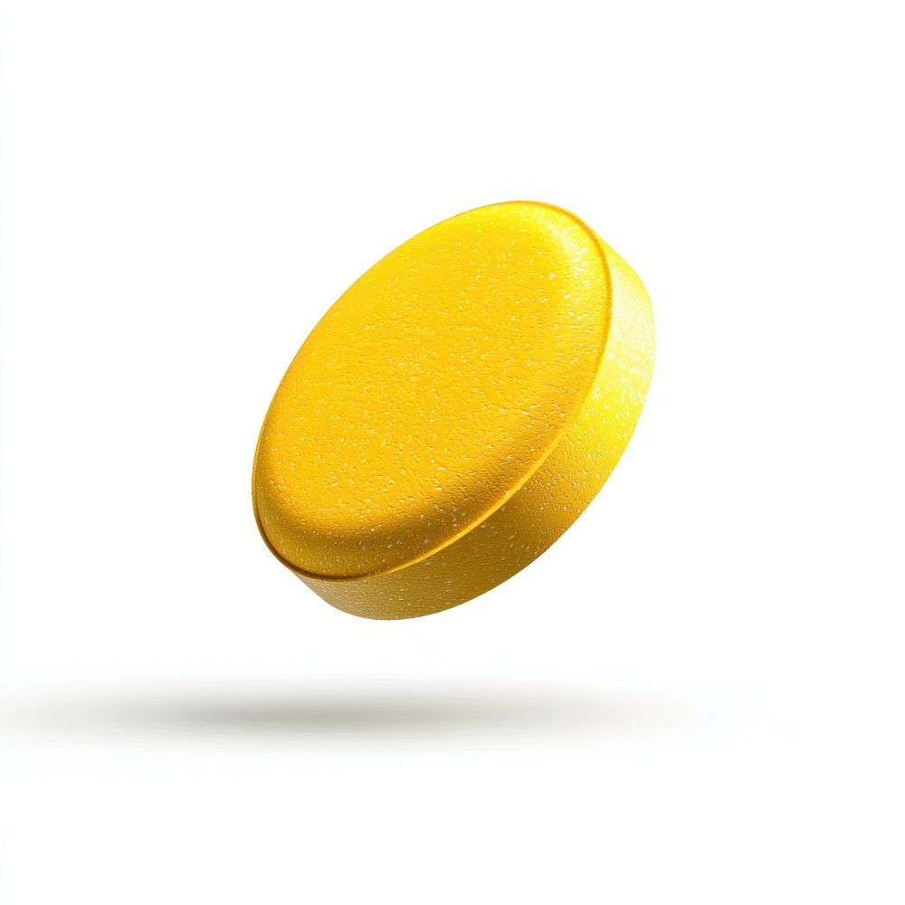 yellow round pill flying air | Free Photo - rawpixel