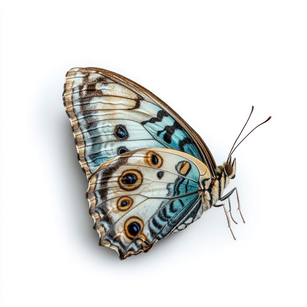 Blue Triangle butterfly invertebrate animal | Free Photo - rawpixel
