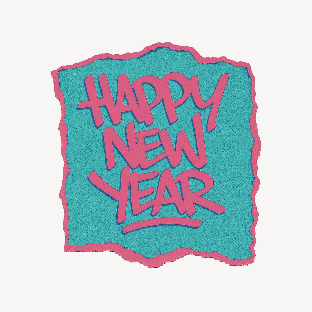Happy New Year Stickers Illustration Images | Free Photos, PNG Stickers ...