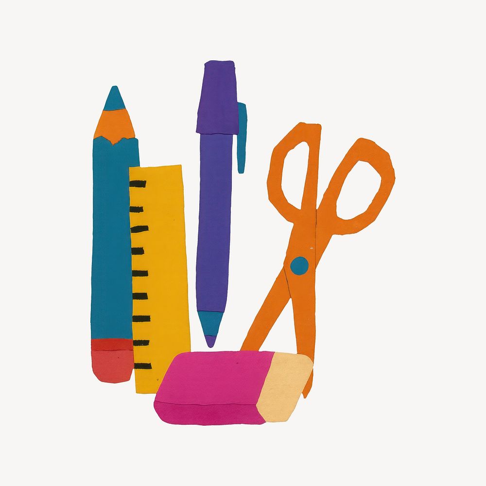 Ruler Illustration Design Art Stationery Scissors Images | Free Photos ...