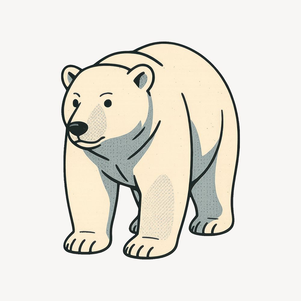 Polar Bear Character Illustration Images | Free Photos, PNG Stickers ...