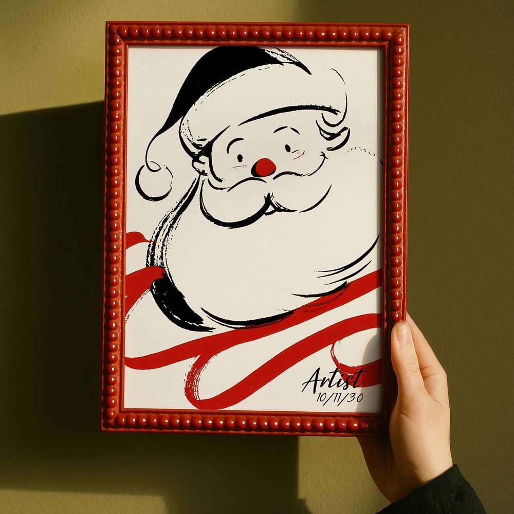 Retro Santa Shadow Images | Free Photos, PNG Stickers, Wallpapers ...