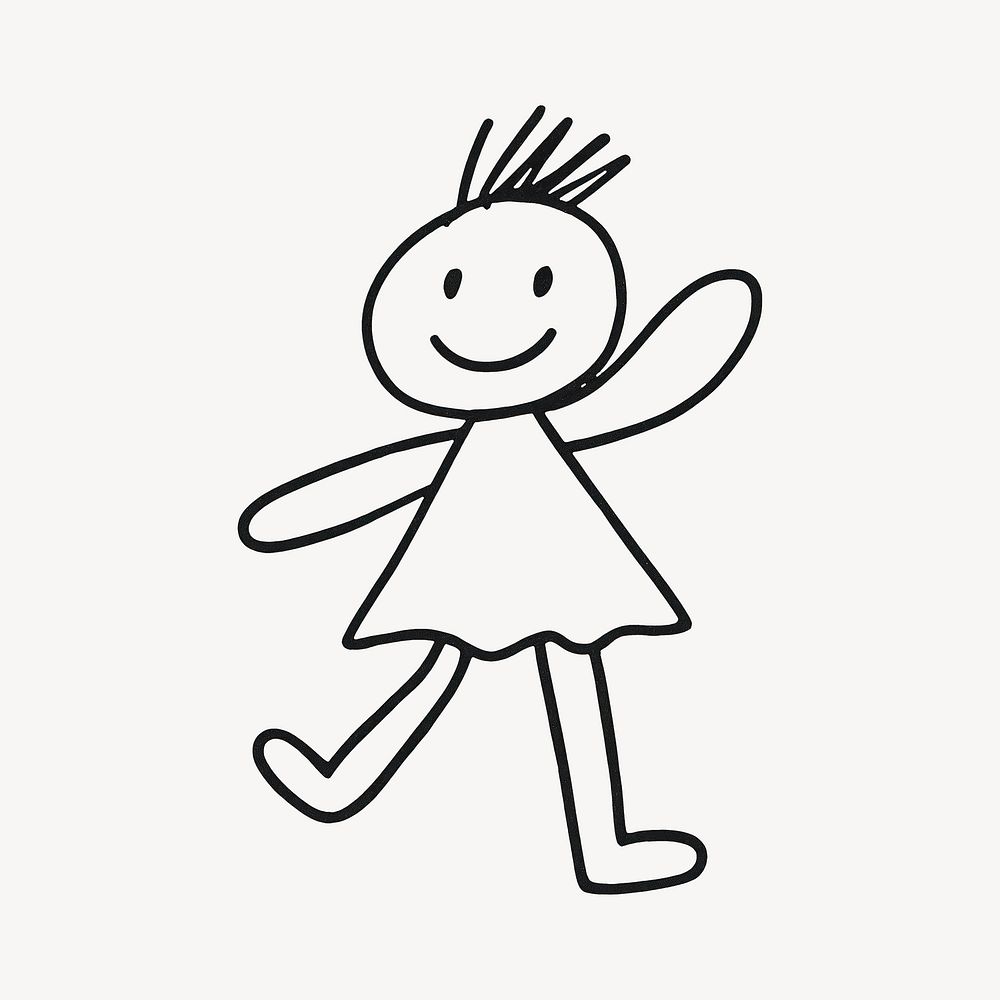 Dancers Children Art PNG Shadow Cartoon Images | Free Photos, PNG ...