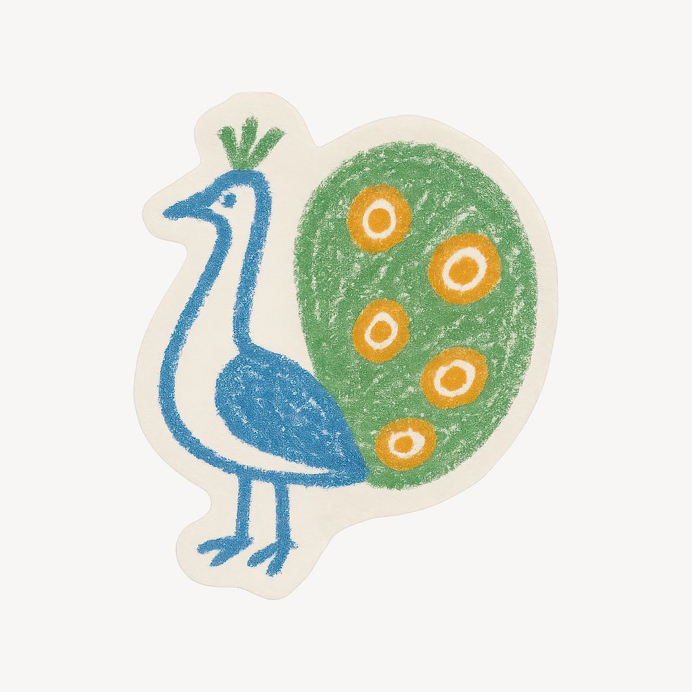 Peacock Hand Drawing Isolated Animal PNG Images | Free Photos, PNG ...