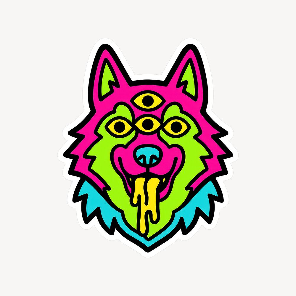 Transparent Wolf Cartoon PNG Texture Images | Free Photos, PNG Stickers ...
