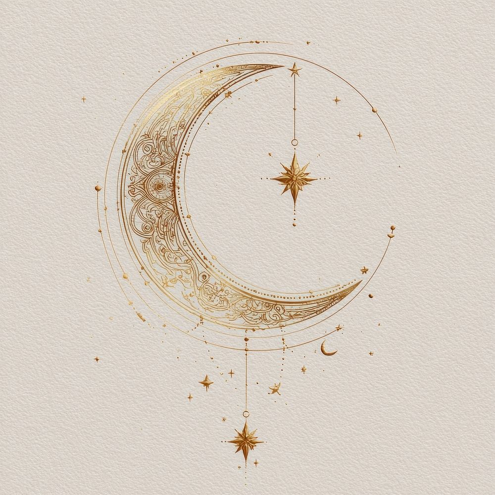 Line Art Moon Design Images | Free Photos, PNG Stickers, Wallpapers ...