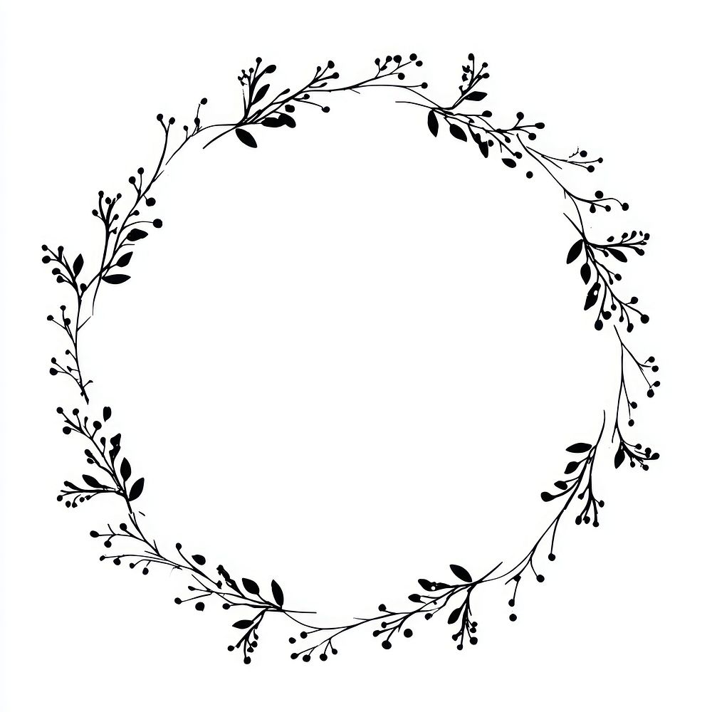 Black And White Circle Frame PNG Pattern Images | Free Photos, PNG ...