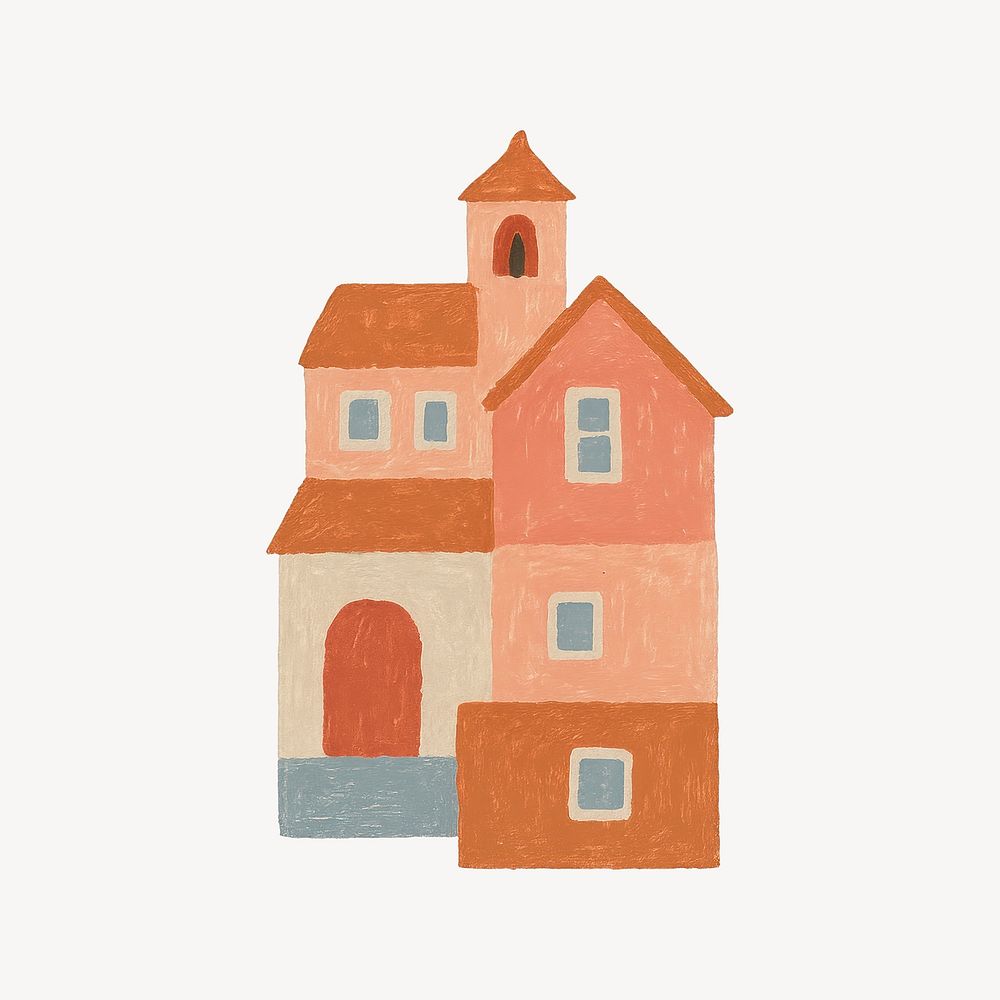 Vintage Hand Drawn Building Design PNG Images | Free Photos, PNG ...