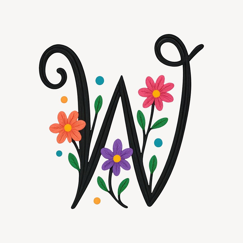 Designer+w Letter Transparent Aesthetic Images | Free Photos, PNG ...