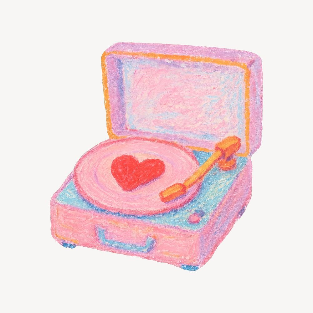 Heart Crayon Drawing Shadow Background Cartoon Images | Free Photos ...