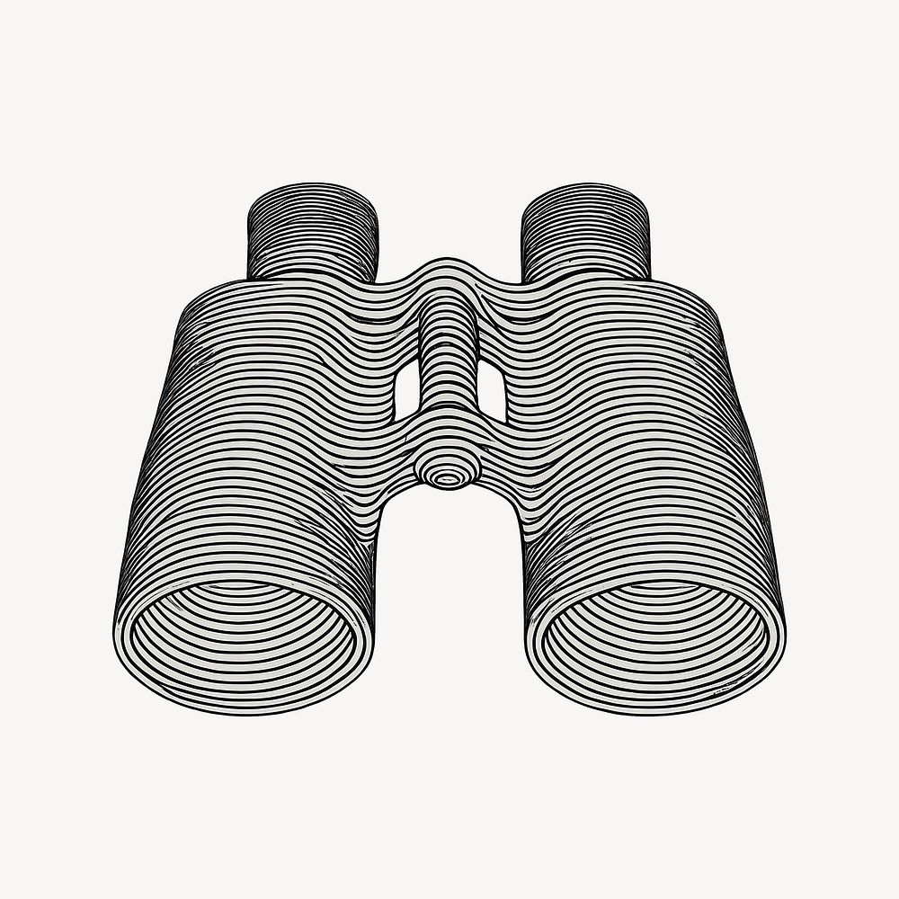 Binoculars Black And White Drawing Shadow Images | Free Photos, PNG ...