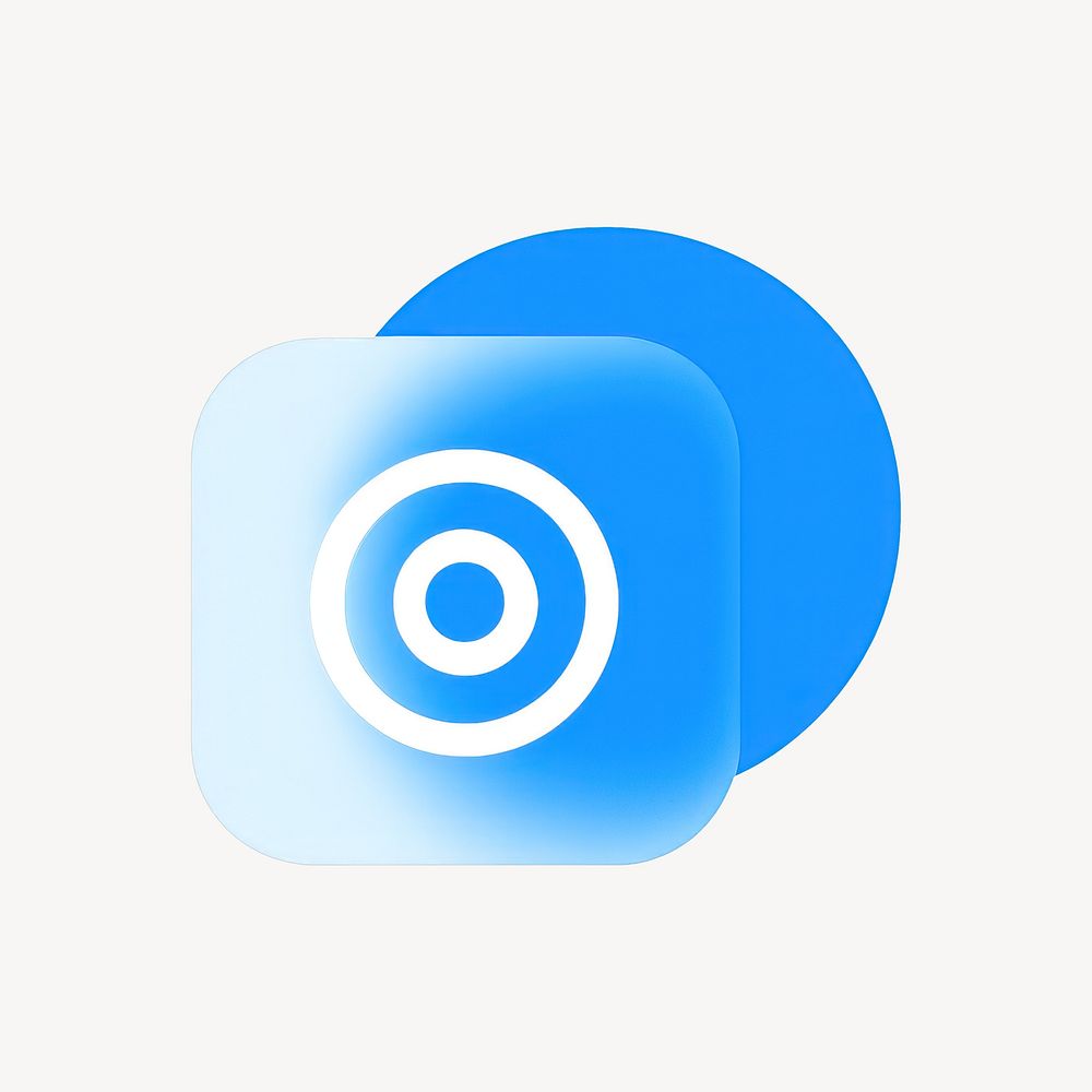 Blue Target Gradient PNG Images | Free Photos, PNG Stickers, Wallpapers ...