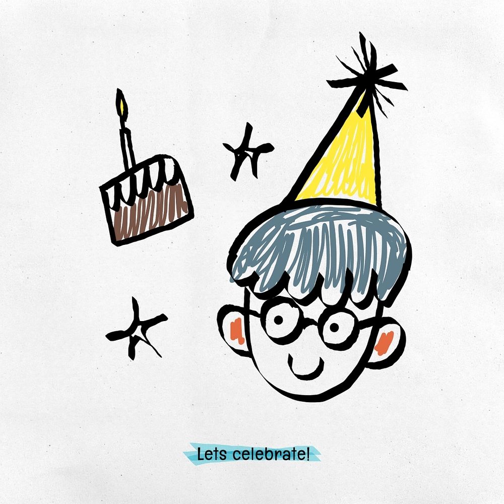 Birthday Boy Celebration Illustration Images | Free Photos, PNG ...