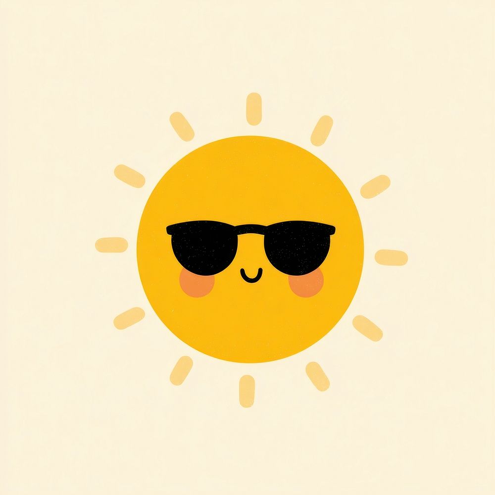 Sun Icone Shadow Minimal Background Cartoon Images | Free Photos, PNG ...