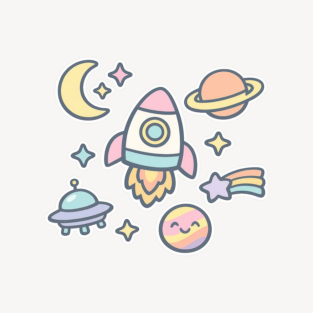 Cartoon Planets Isolated Images | Free Photos, PNG Stickers, Wallpapers ...