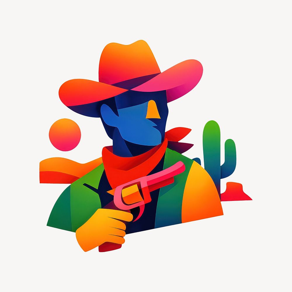 Cowboy Landscape Art Texture Images | Free Photos, PNG Stickers ...