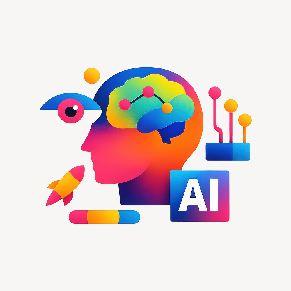 Brain+transparency Design Artificial Intelligence Technology Background ...