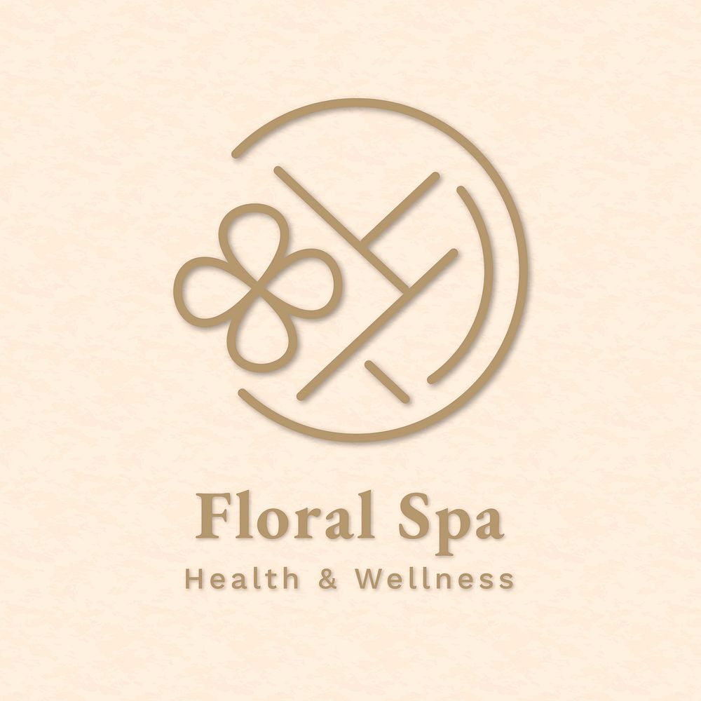 Editable spa logo template vector | Premium Vector - rawpixel