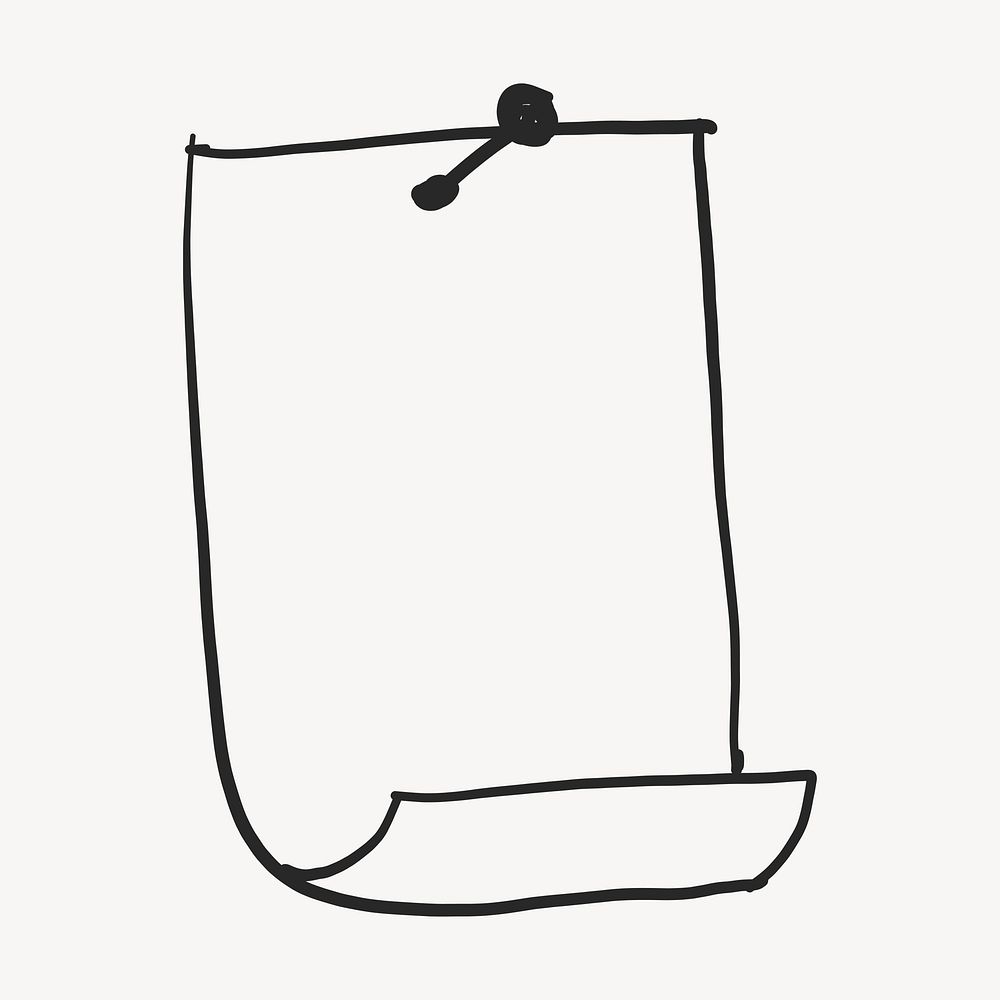 Pinned paper, blank memo note | Premium Vector - rawpixel