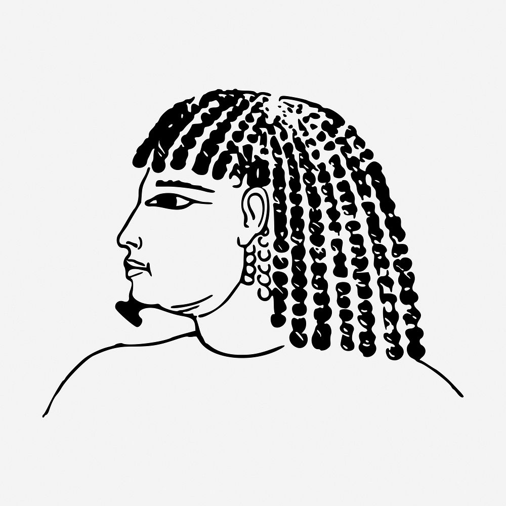 Ancient Egyptian portrait drawing, vintage | Free Photo - rawpixel