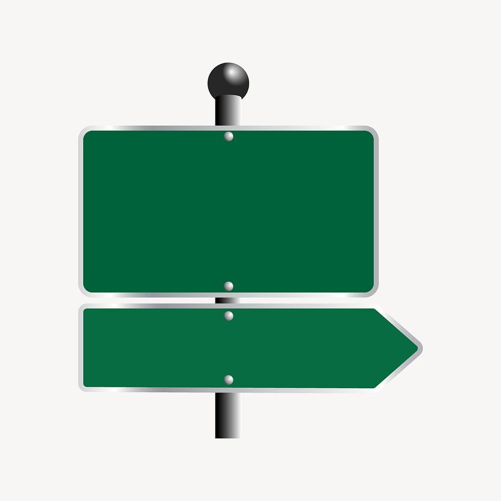 Green street signs, traffic illustration | Free Photo Illustration ...